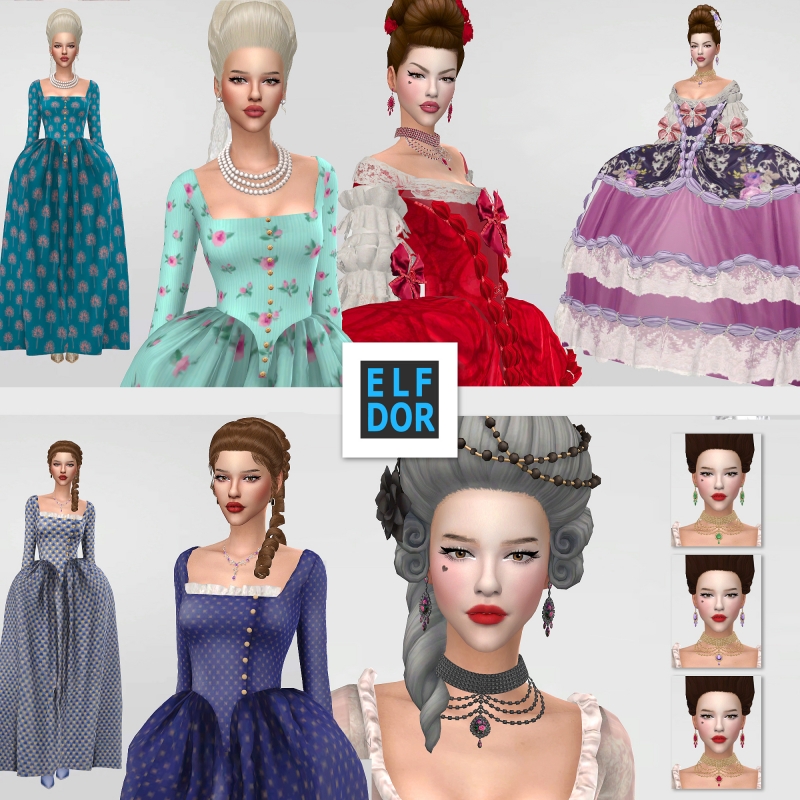 Image Result For Rococo Clothes Sims 4 De Poca Y Sims