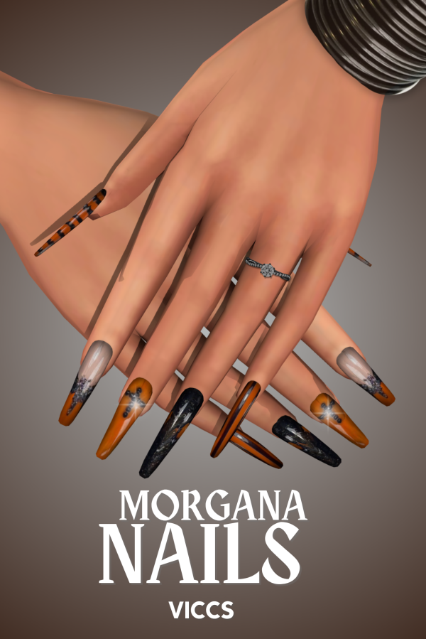 VICCS_MORGANA NAILS (TEEN-ELDER) - The Sims 4 Create a Sim - CurseForge