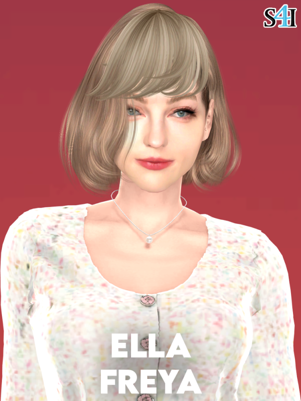 Sims 4 CAS: Ella Freya (Ashley Graham) - Sims 4 CC - SimsFinds