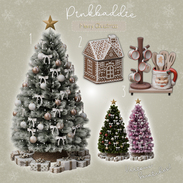 Christmas 2025 set - Sims 4 CC - SimsFinds
